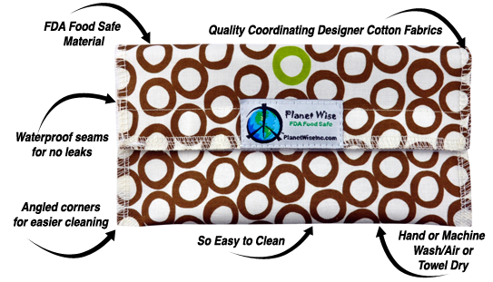 Planet Wise Snack Bag - Bubbalooz