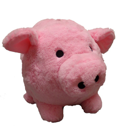 Fluffy Pink Pig E. Bank
