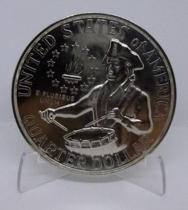 Jumbo sized Bicentennial Quarter