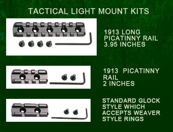 Amega Tactical Light Mount Kit - short - RUGERMINI.COM