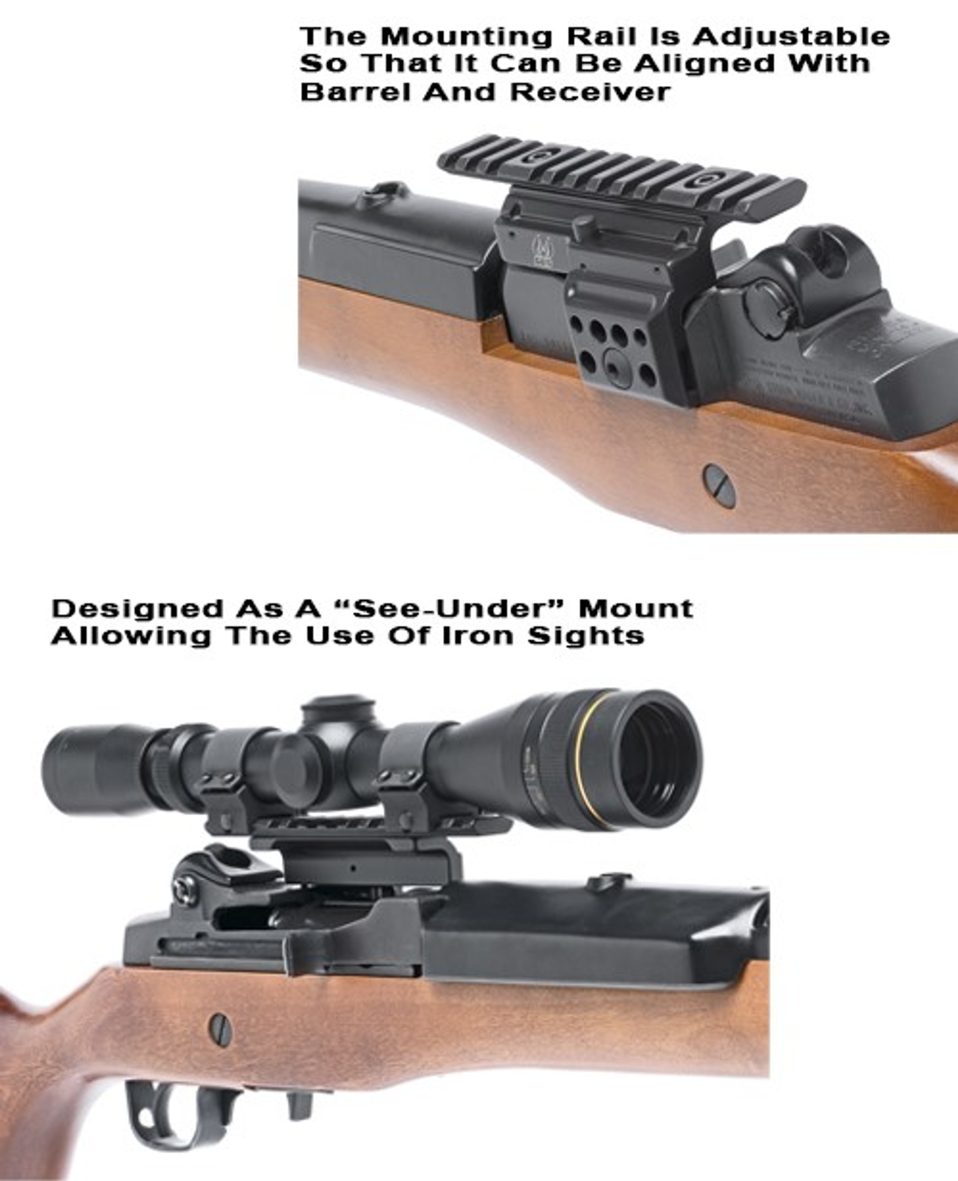 GG&G Ruger Mini 14 Scope Mount - Black - RUGERMINI.COM