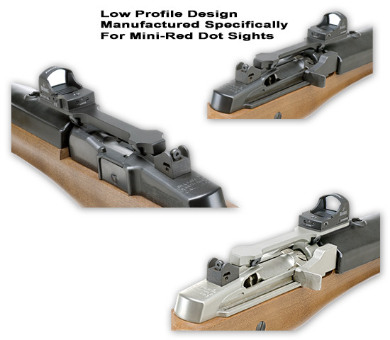 GG&G Mini Red Dot Mount for Ruger Mini 14/30 Ranch Rifle - Black ...