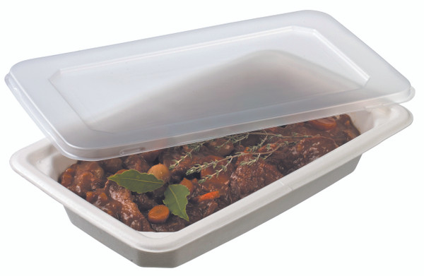 Laminated cellulose container GN1/4 -1100ml - 37.2oz - ECO-FRIENDLY ...