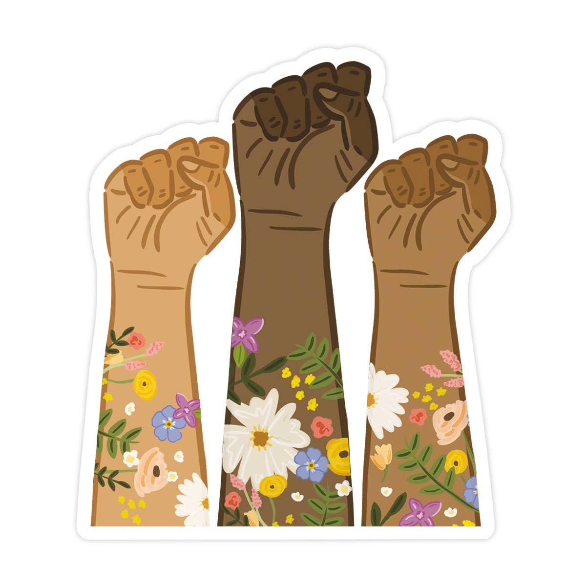 BLM Fists Sticker - Kuriosities