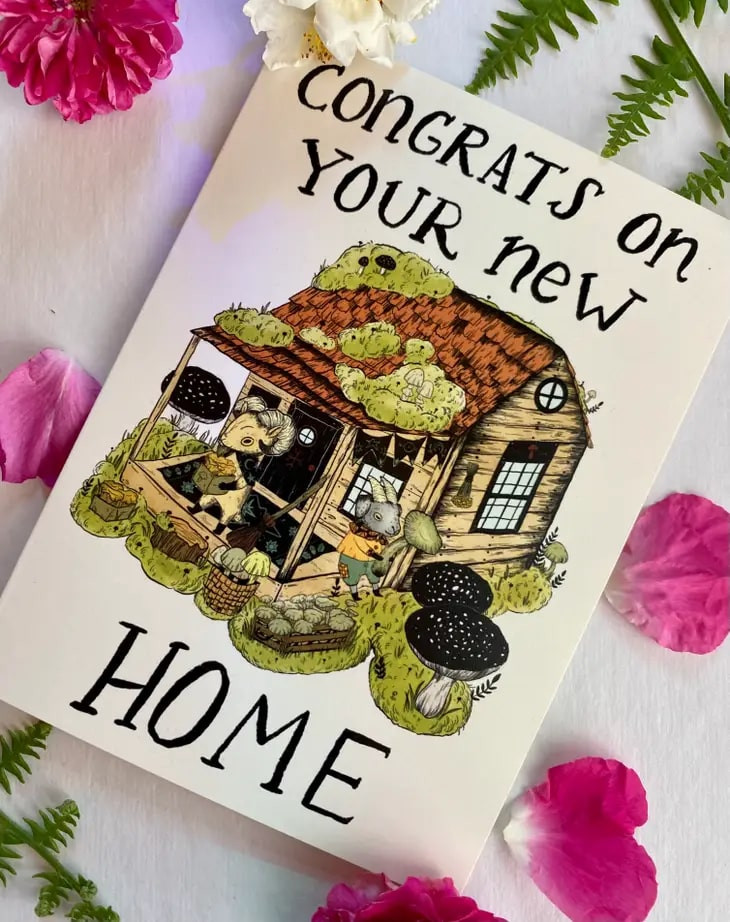 Congrats New Home Card - Kuriosities
