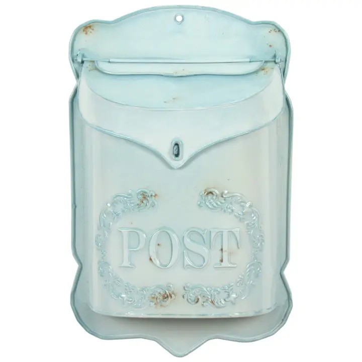 Post Mailbox - Antique Blue - Kuriosities