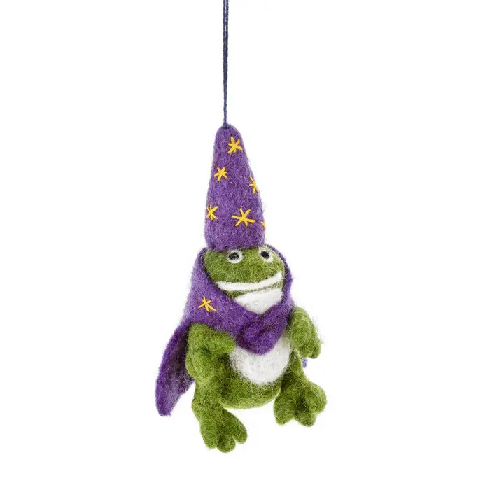 Felted Wizard Frog - Kuriosities