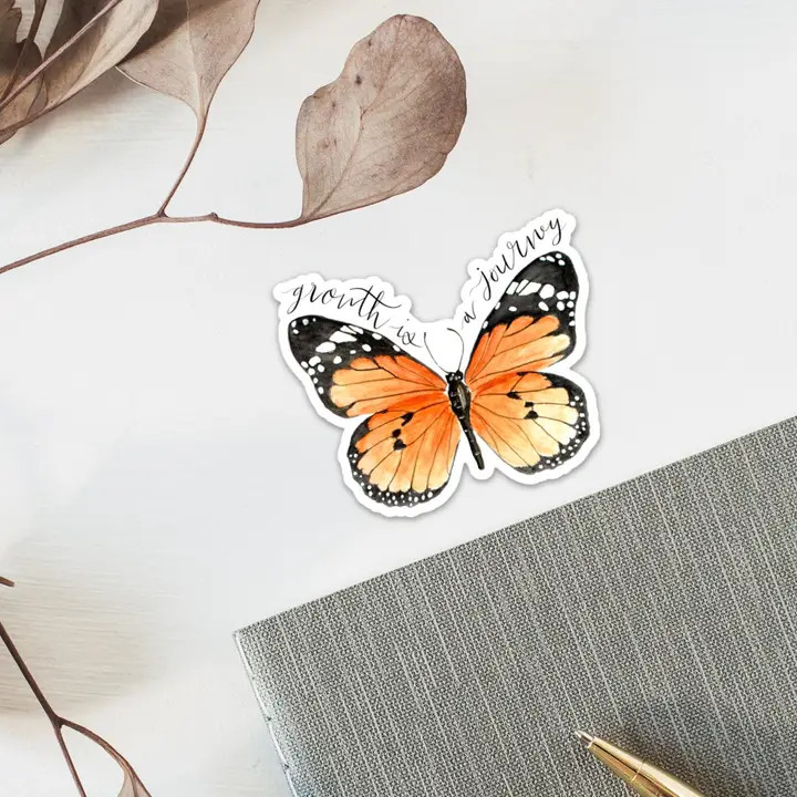 Monarch Butterfly Sticker - Kuriosities