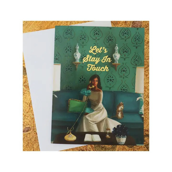 Let's Stay in Touch Card - Kuriosities