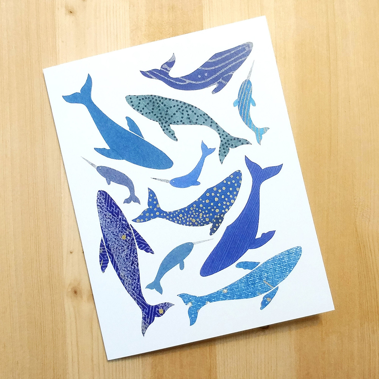Whales Card - Kuriosities