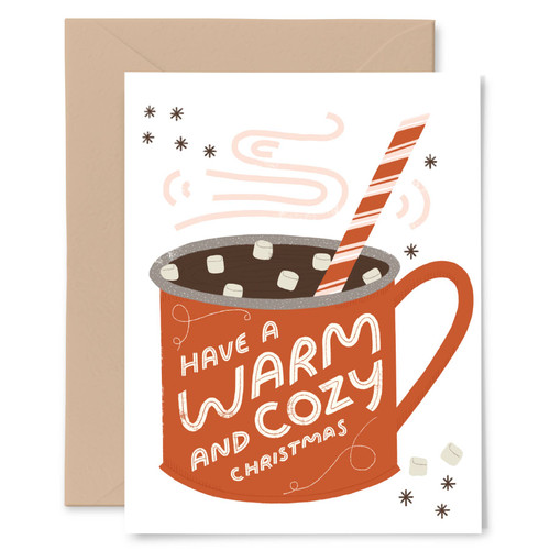 Hot Cocoa Christmas Card - Kuriosities
