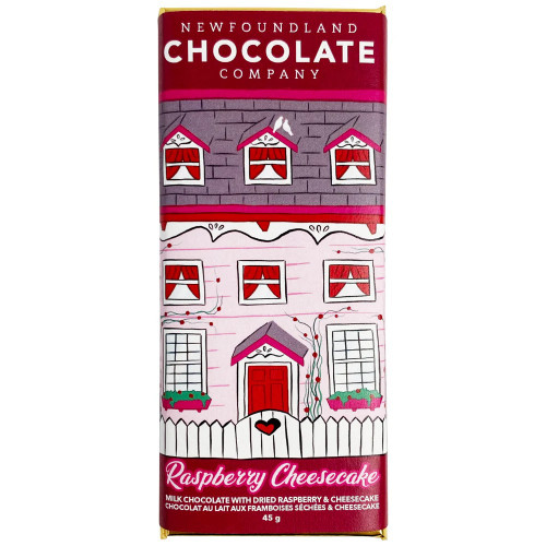 Raspberry Cheesecake Chocolate Row House Bar - Kuriosities