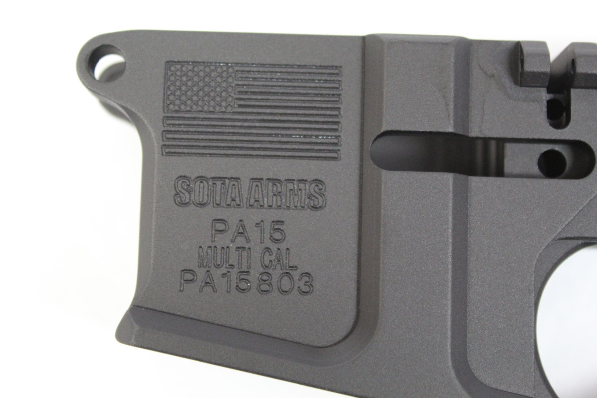 AR 15 Stripped Lower - Patriot | American Flag AR Lower