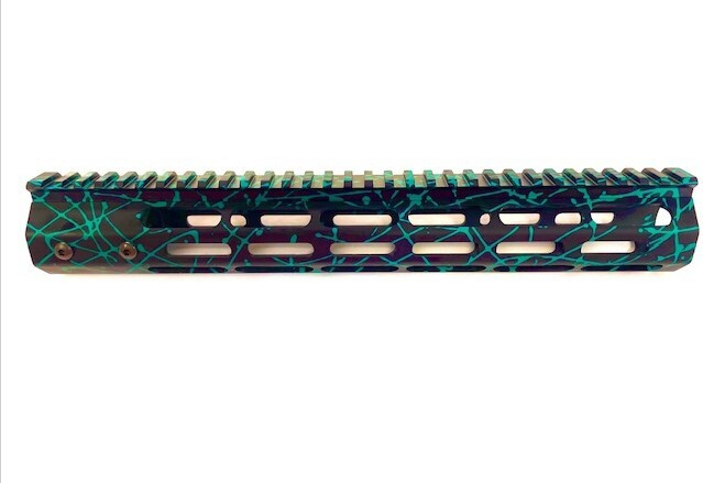 Matte Teal Splash AR-15 Bundle of Color