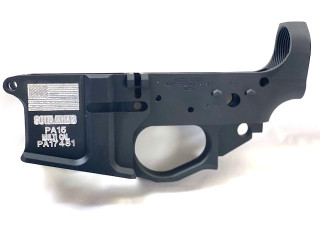 Stripped AR-15 Lower - Patriot | American Flag AR Lower