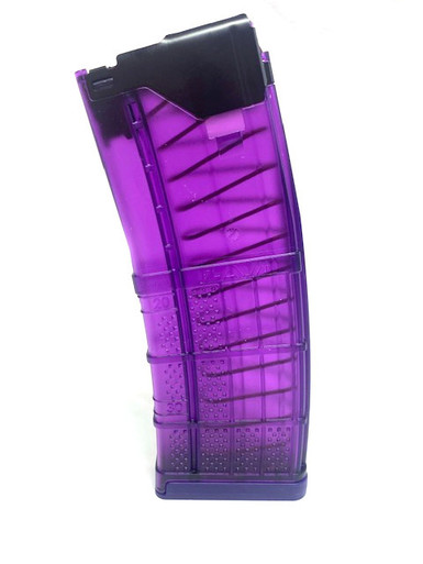Lancer Steel Hybrid Polymer Magazine 30 Round Translucent Purple