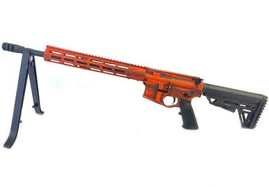 Orange Battleworn AR-15 Complete Rifle H-Bar 5.56, 1/9 Twist