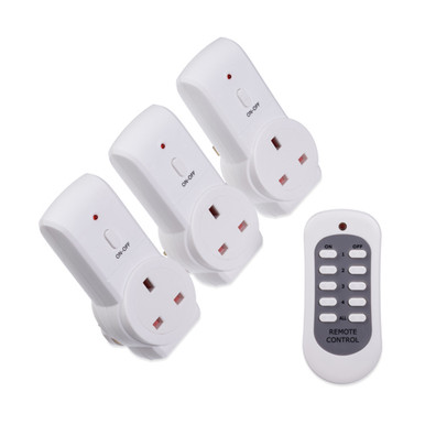 Remote Control Sockets - Box of 3 - Solon Security Age UK