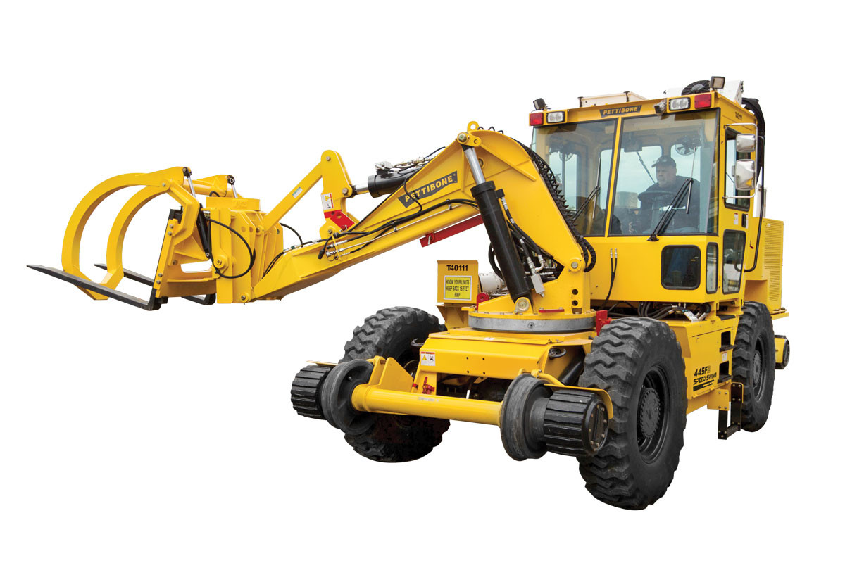 Pettibone Speed Swing 445F2 | Rail Loader | Swing Rail