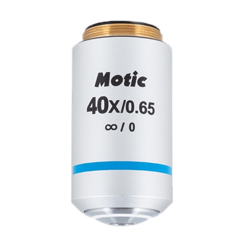 Motic Plan UC Achromat No Cover Glass 40x Objective Lens