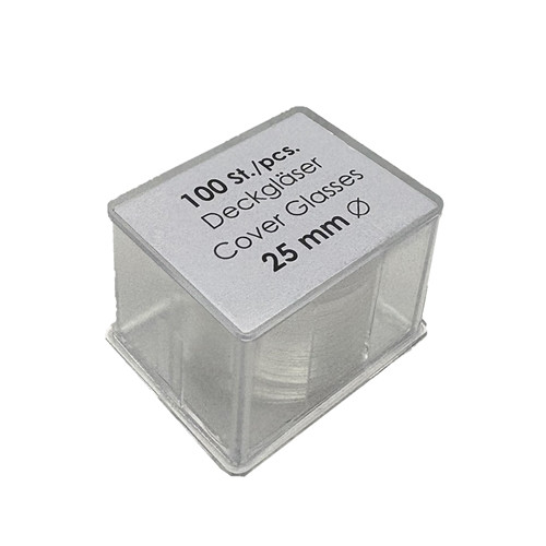 Round High Performance Cover Glass Qty 100