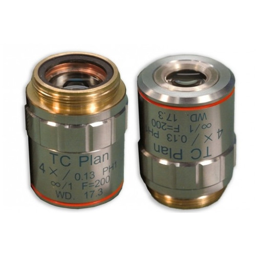 Meiji TC Planachromat Phase 4x Microscope Objective