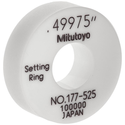 Mitutoyo Ceramic Setting Ring 0.5"