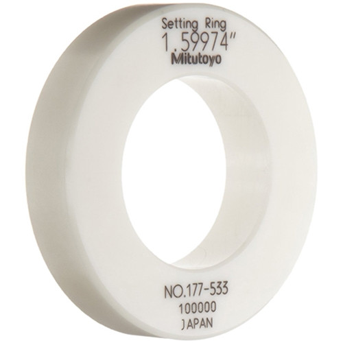Mitutoyo Ceramic Setting Ring 1.6"