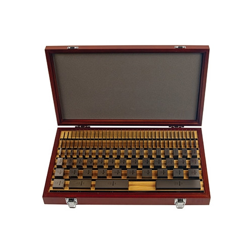 Mitutoyo Square Metric Gage Block Set, 112 Blocks