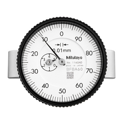 Mitutoyo Dial Indicator Depth Gage 0-200mm, 63.5mm Base with Back Plunger