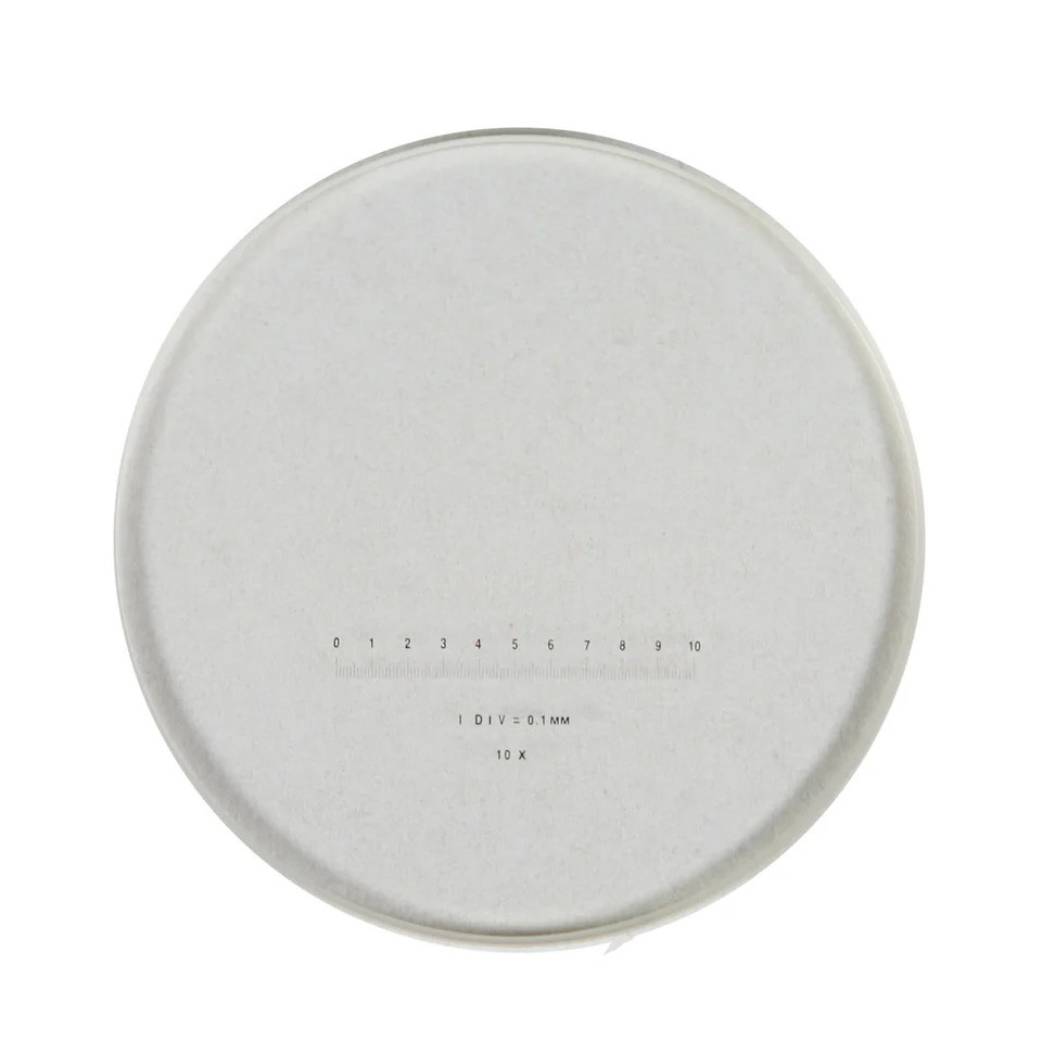 Eyepiece Reticle 10mm with 100 Divisions