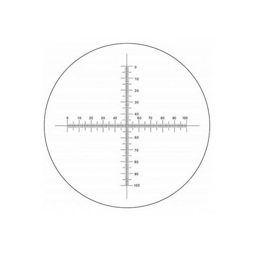 Eyepiece Micrometer, Cross-line with Graduations MA542