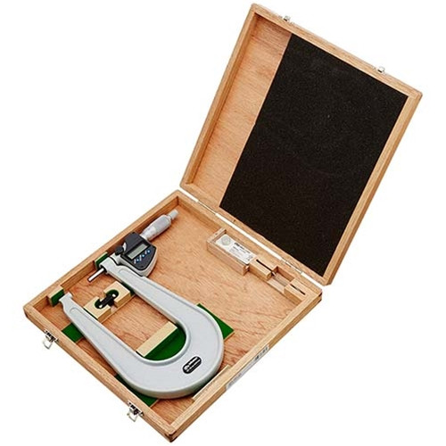 Mitutoyo Digital Sheet Metal Micrometer 25-50mm Spherical Anvil Flat ...