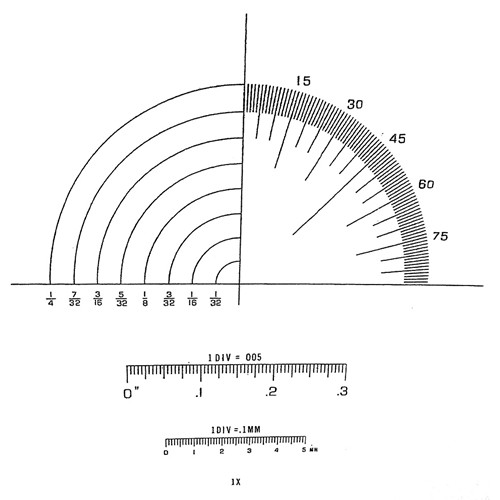 KR811G Comparator Reticle for 2x Objective