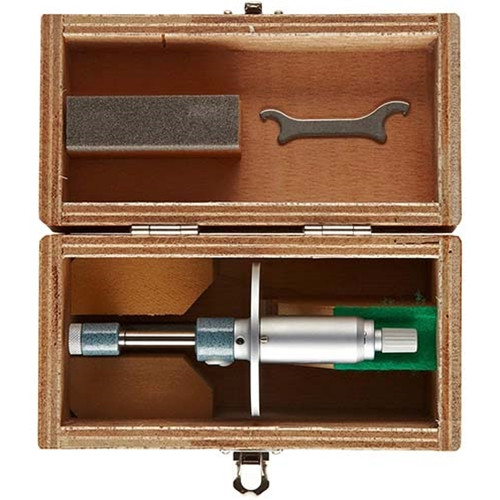 Mitutoyo Dial Sheet Metal Micrometer 0-25mm Spherical Anvil Flat ...
