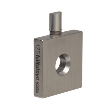 Mitutoyo Half Round Jaw for Square Gage Blocks, 0.125"