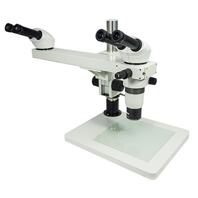 Dual observation stereo microscope with LED illumination and ...