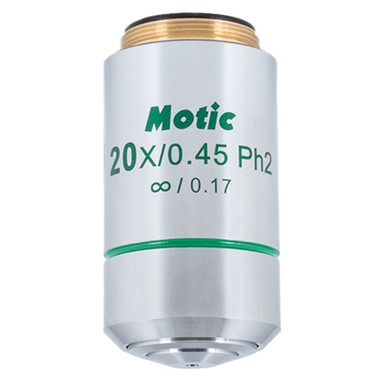 Motic CCIS EC-H Plan Phase Contrast 20x Microscope Objective