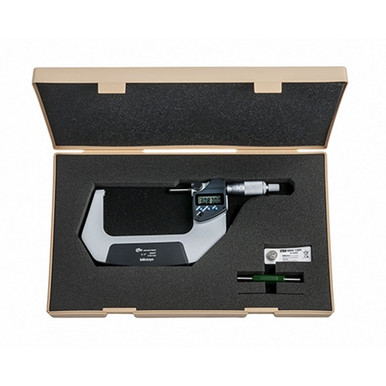 Mitutoyo Spherical Face Micrometer 3-4" / 76.2-101.6mm with Flat Spindle