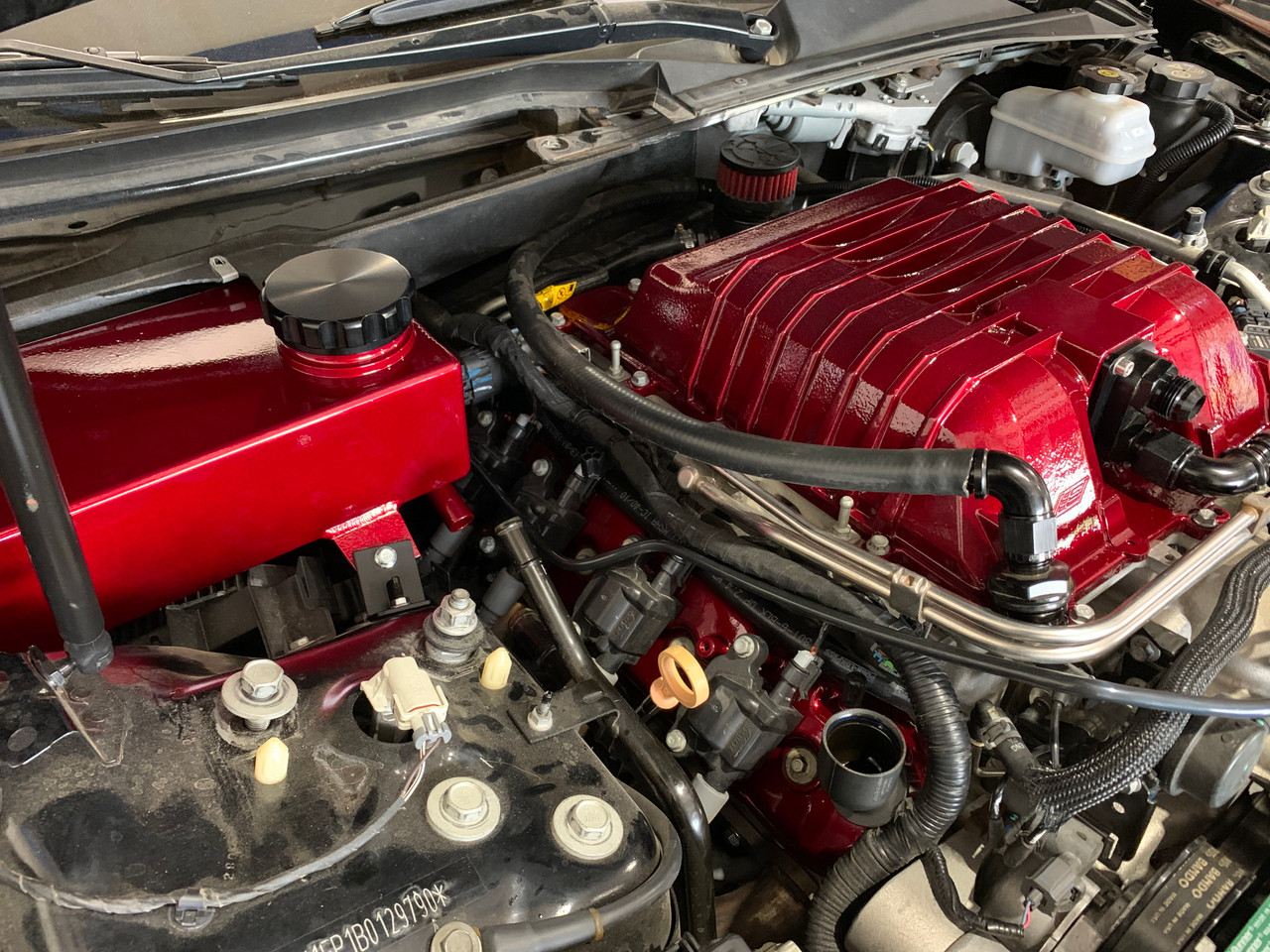 09-15 CTS-V Engine Bay Tank - Supercharger Reservoir