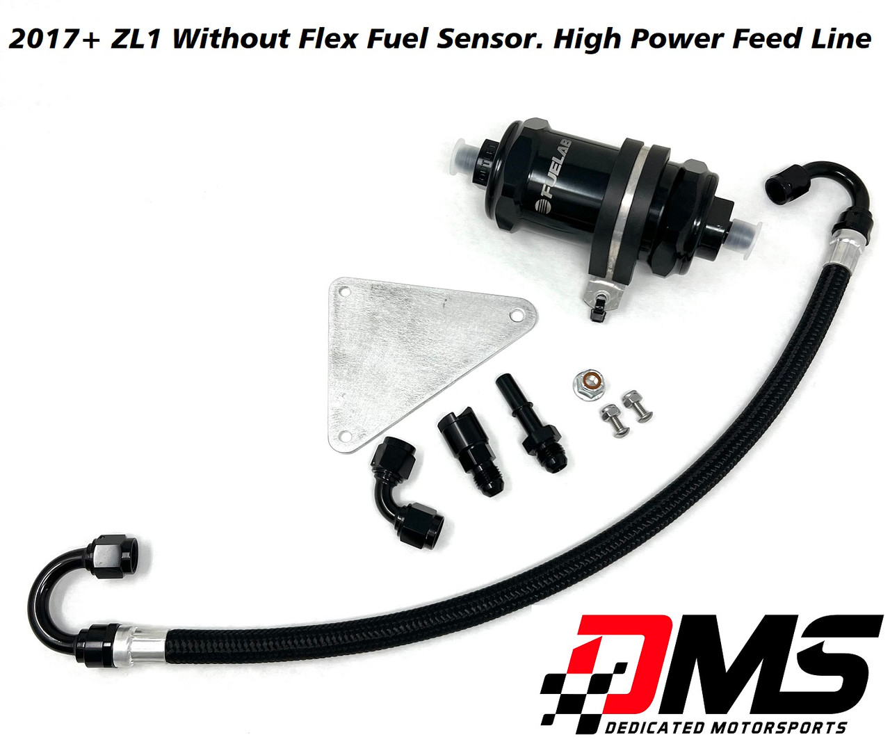 Camaro ZL1 6 Micron Fuel Filter Kit with High Power Feed Line
