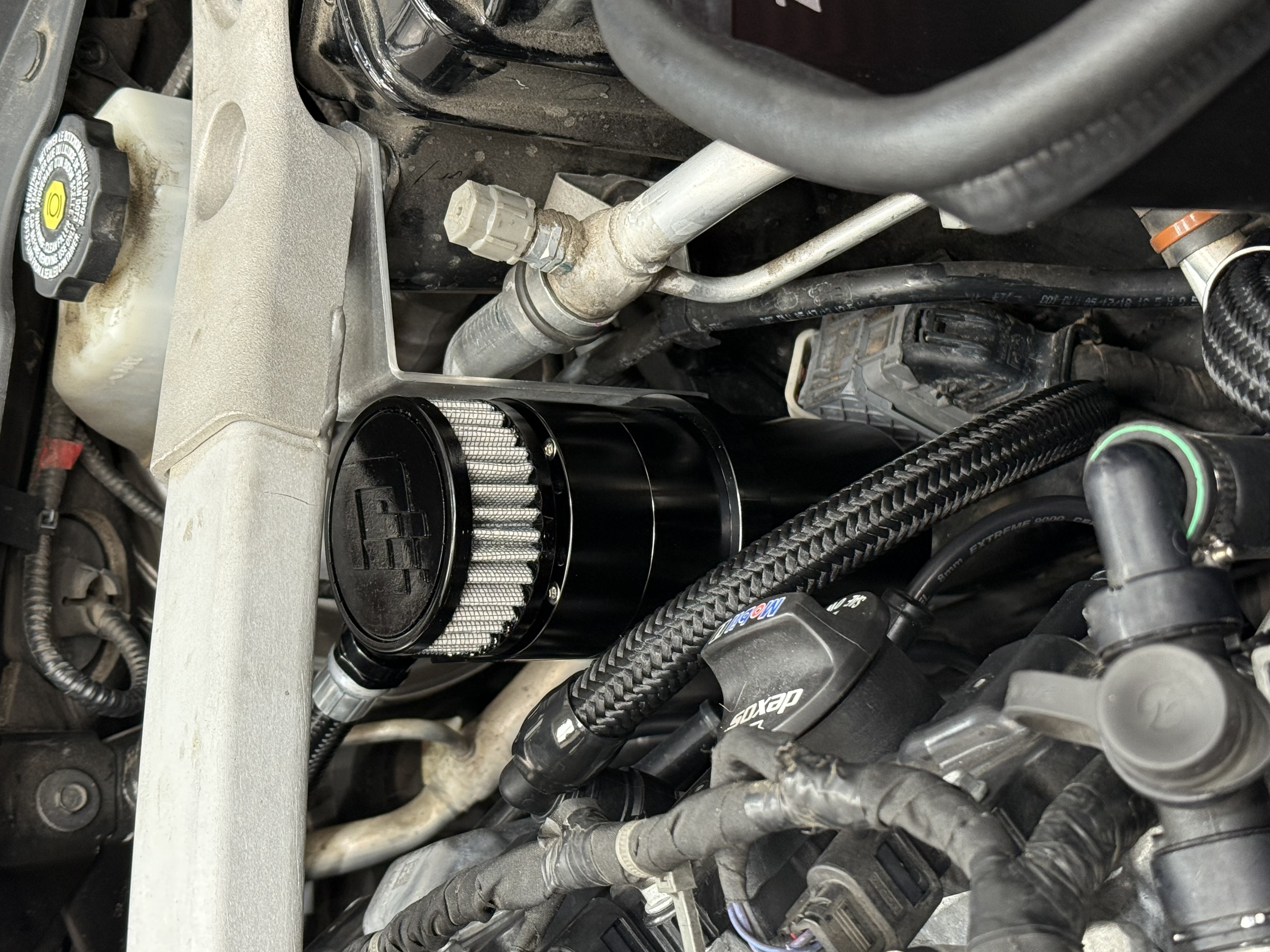 DMS Dual -10an Billet Catch Can Kit - Vented - V3 CTS-V and 6Th Gen Camaro