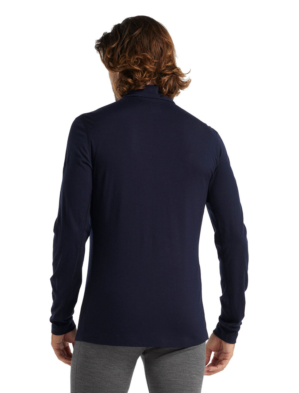 Men's Merino 200 Oasis LS Half Zip Midnight Navy - Hillgear