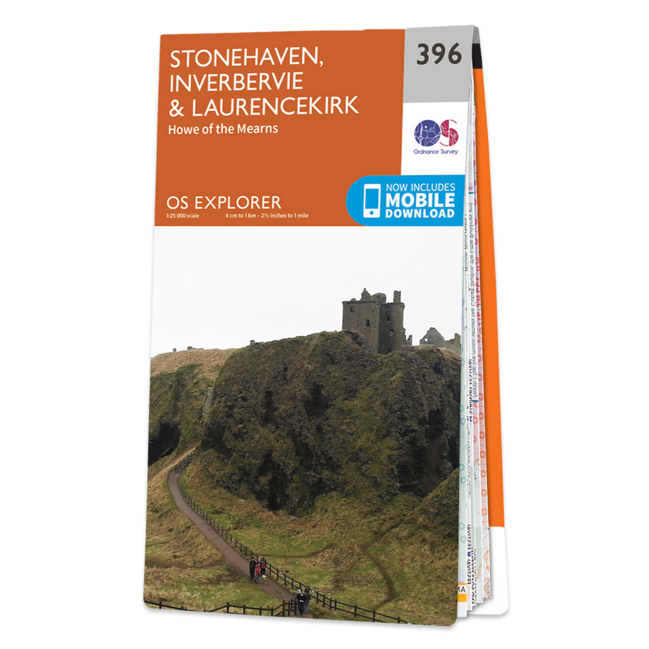 OS Map of Stonehaven, Inverbervie & Laurencekirk - Hillgear