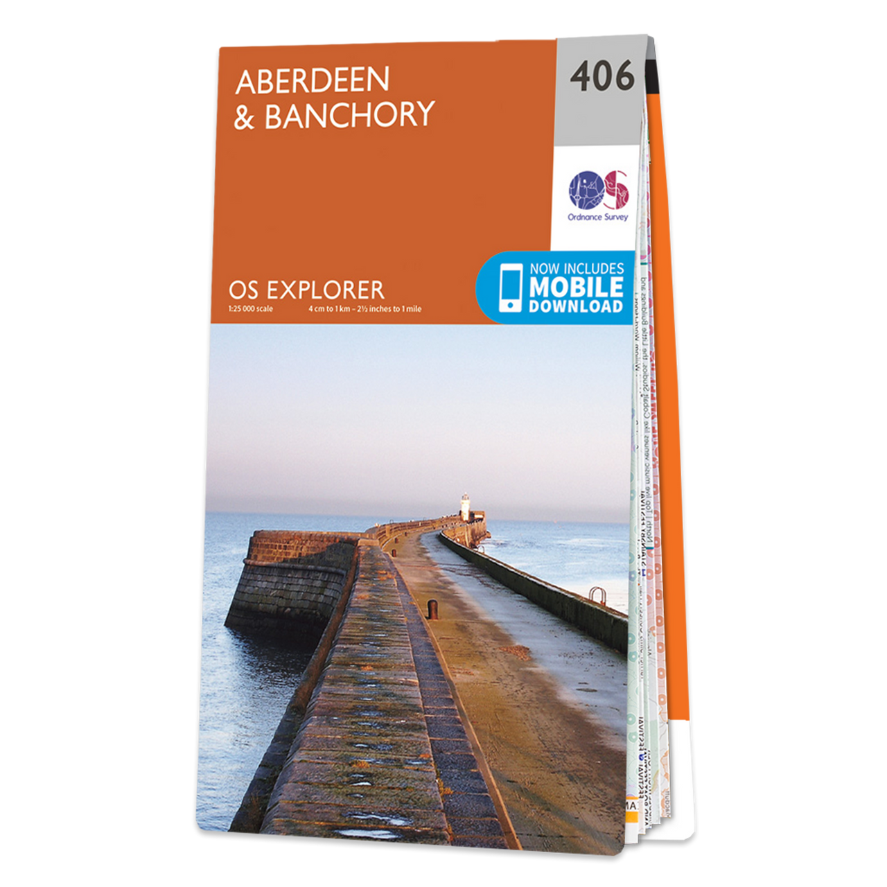 OS Map of Aberdeen and Banchory - Hillgear