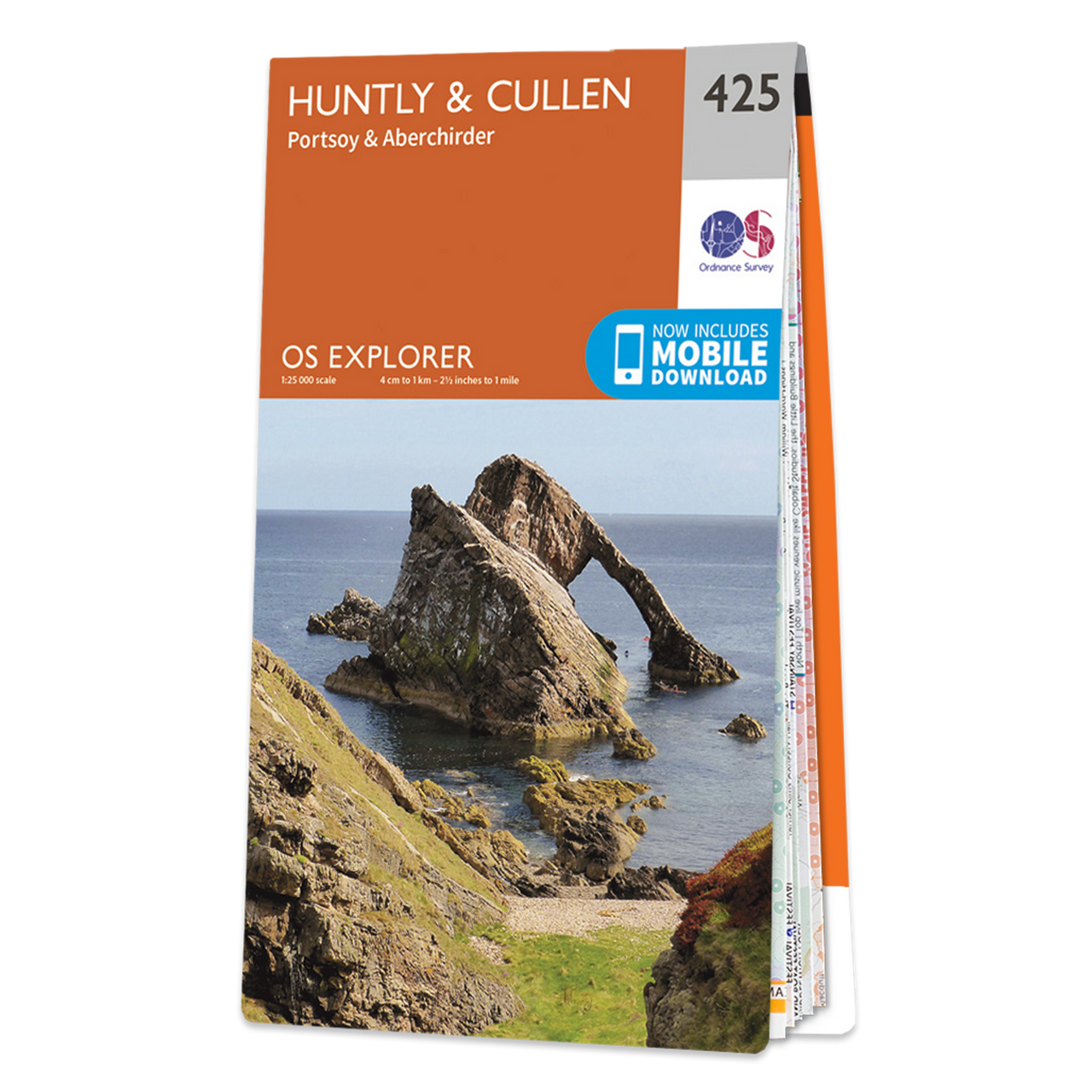 OS Map of Huntly & Cullen - Hillgear