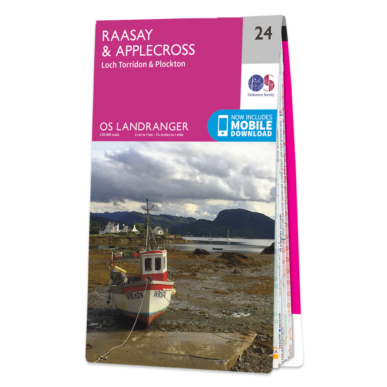 OS Map of Raasay & Applecross - Hillgear