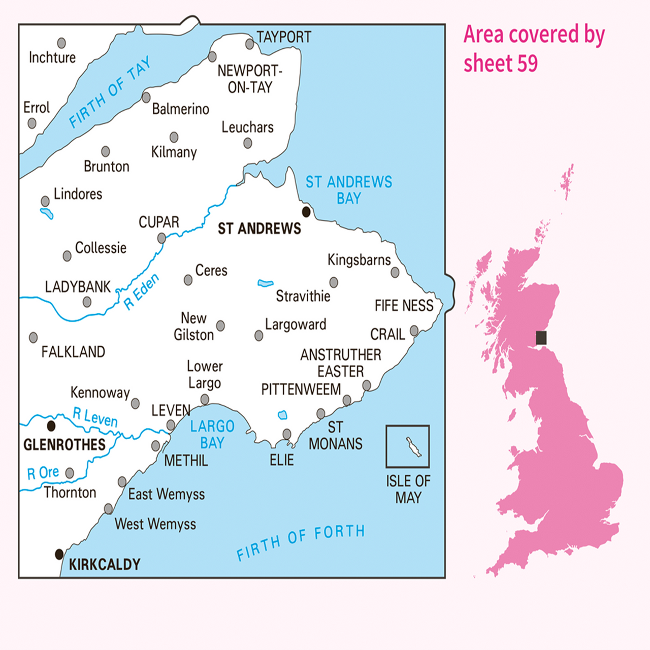 OS Map of St Andrews - Hillgear