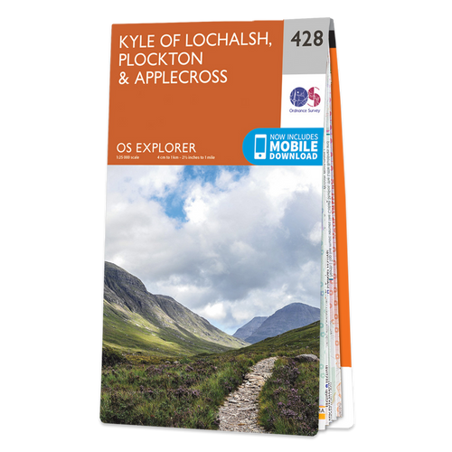 OS Map of Kyle of Lochalsh, Plockton & Applecross - Hillgear
