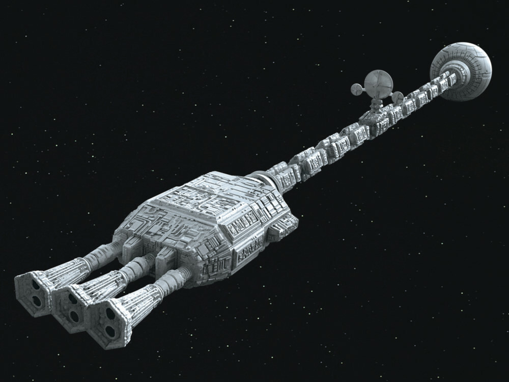 2001 Space Odyssey Discovery XD-1 Model Kit Moebius Models #2001-8